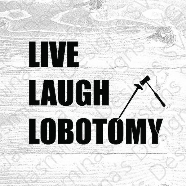 Lobotomy Svg - Etsy