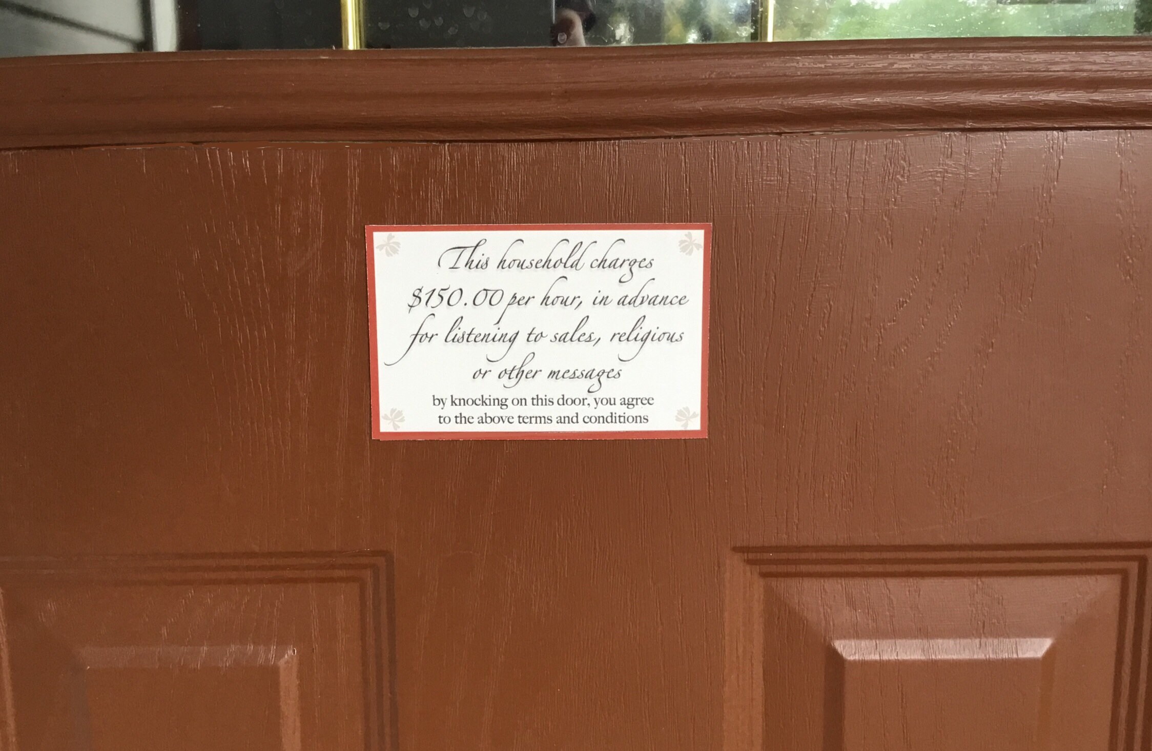 Sales Deterrent Door Sign - Etsy