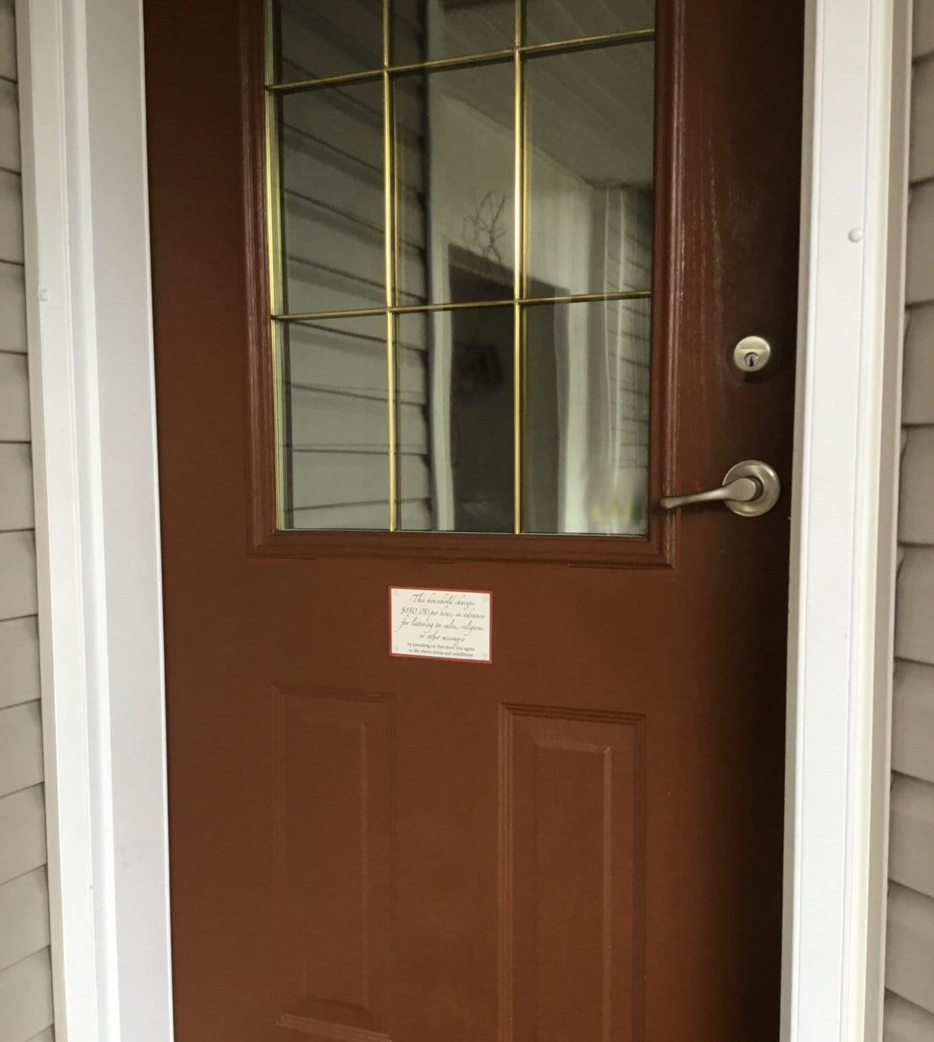 Sales Deterrent Door Sign - Etsy