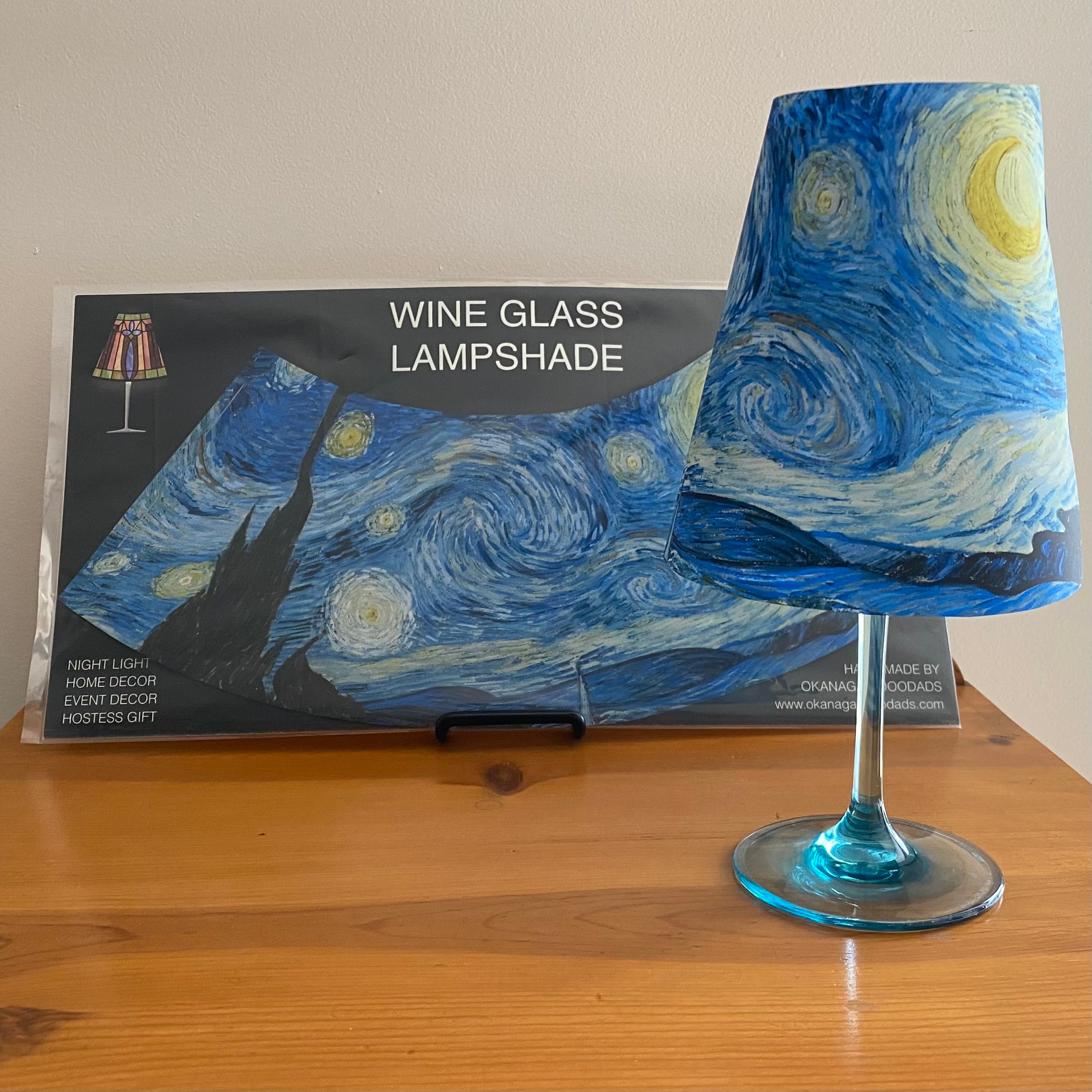 Van Gogh Wine Glass Lampshade - Etsy