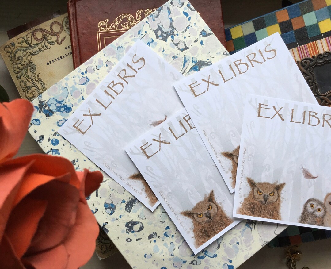 Print Your Own Owl Bookplate Digital Download, DIY - Etsy