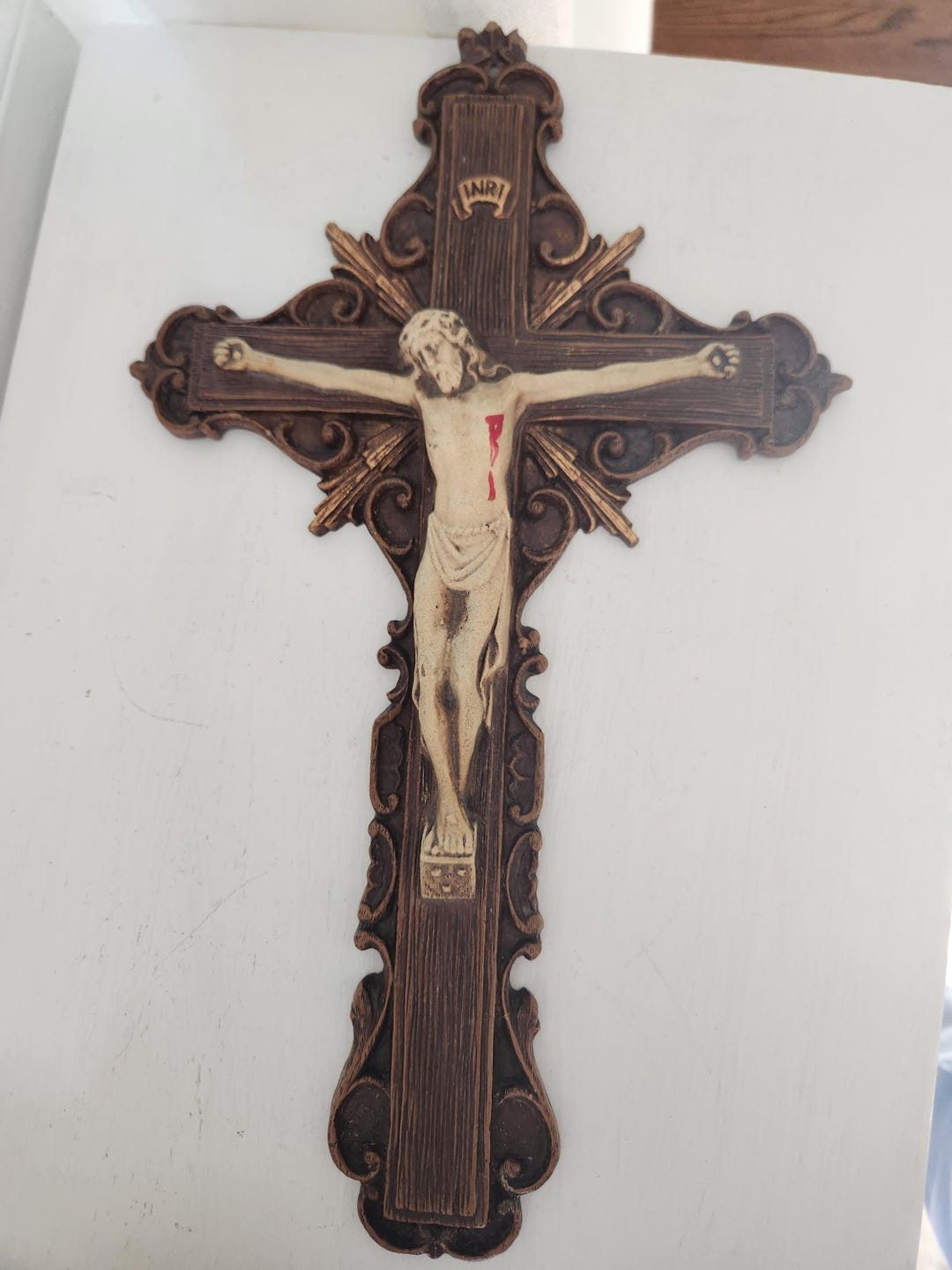 Beautiful Old Crucifix...vintage Charm..nicely Made - Etsy