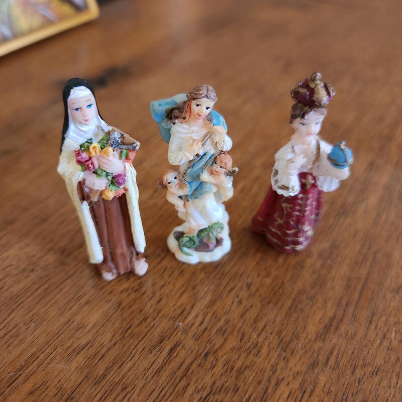 Miniature Saints Figures - Etsy
