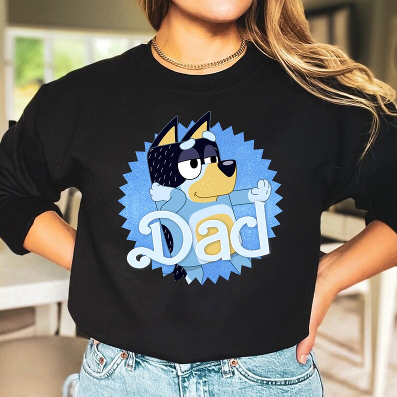 Bluey Barbie Poster Dad Png, Bluey Funny PNG, Bluey Family Png, Decal ...