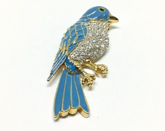 Bluebird brooch | Etsy