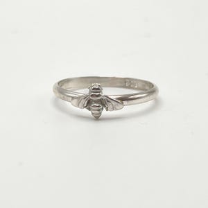 Dainty Bee Ring, Handmade in USA, 925 Sterling Silver, Honey Bee - Etsy