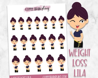 Weight loss sticker | Etsy