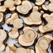50 Small Juniper Tree Slices | Small Wooden Slices | Rustic Wood Slices ...
