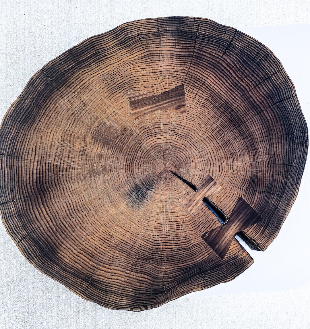 31'' Large Live Edge Coffee Table Top Live Edge Coffee Table Black Live ...