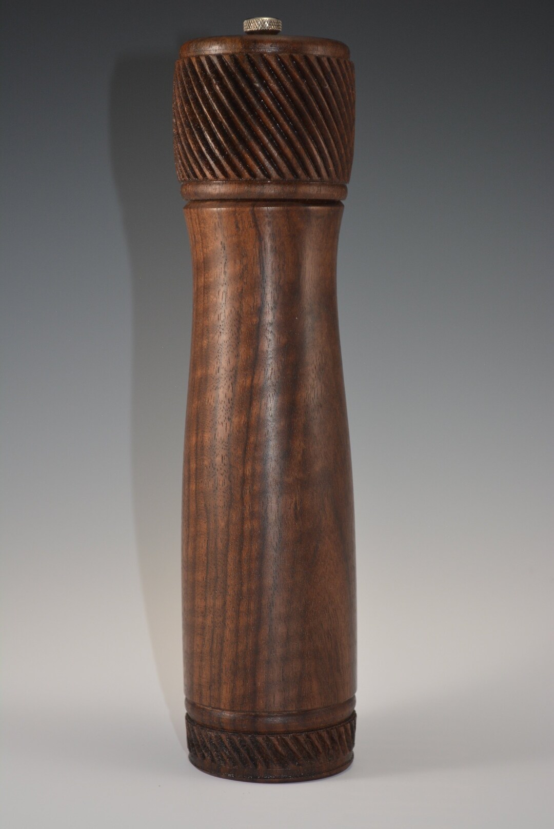 Magnificent Fiddleback Walnut Pepper/ Salt Mill - Etsy