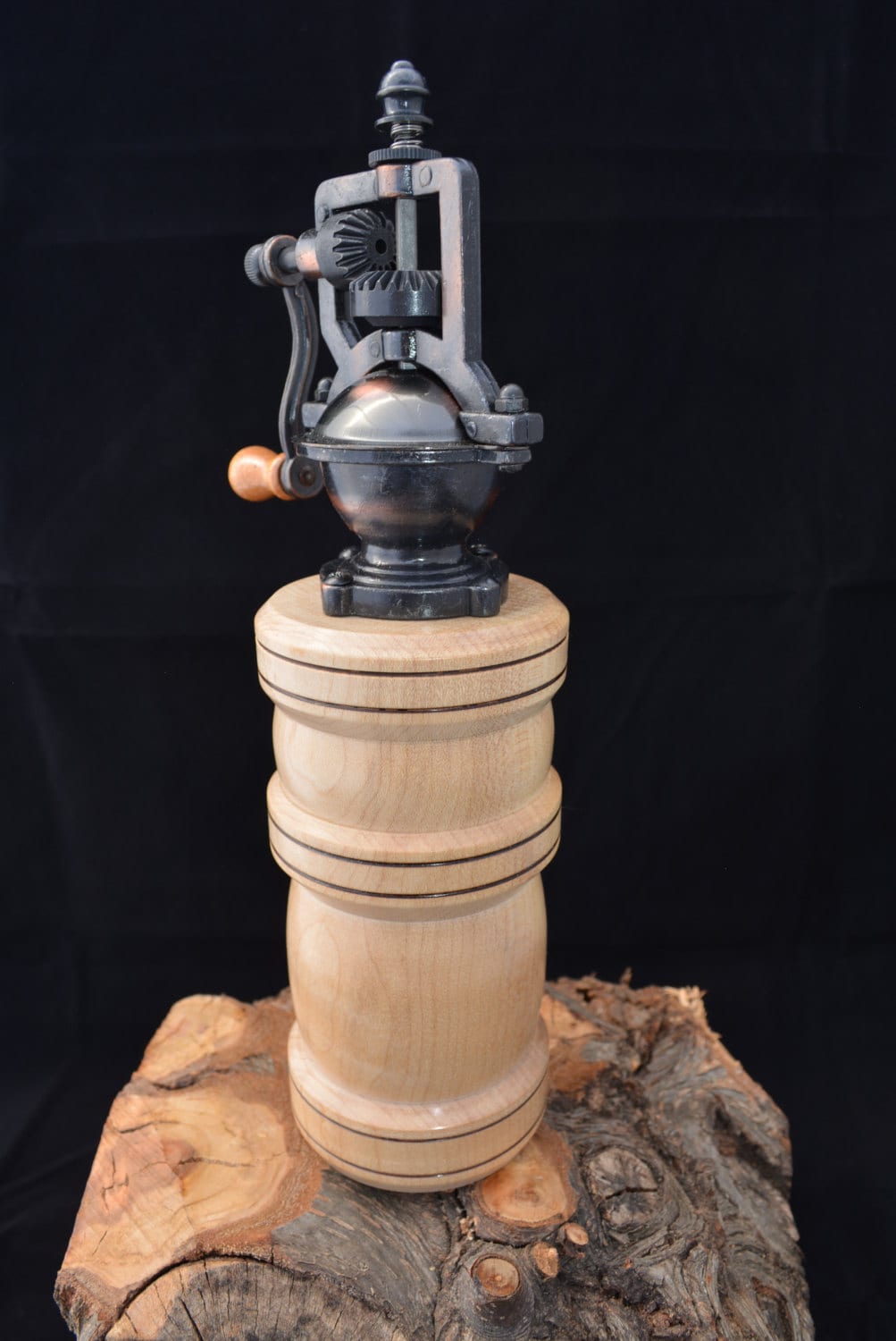 Beautiful Handmade Maple Old Fashion Pepper Mill/grinder - Etsy