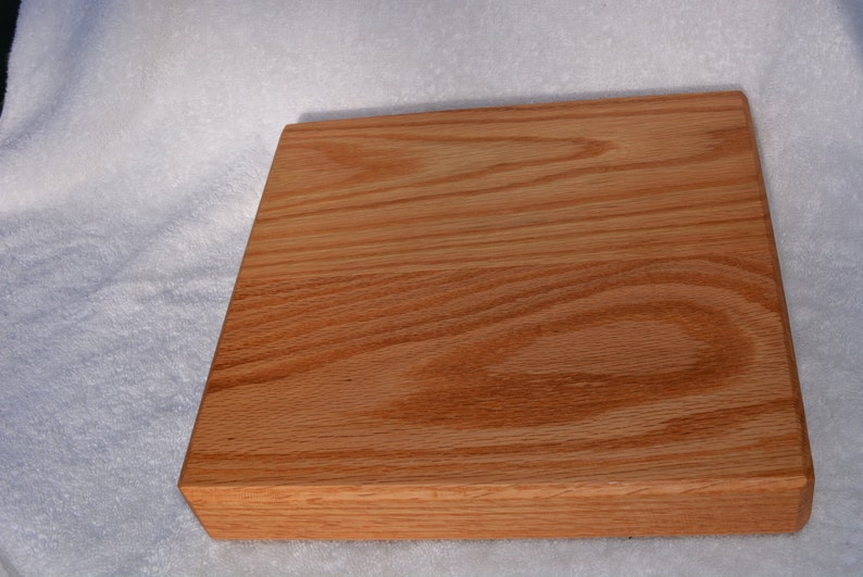 Beautiful Handmade Thick Red Oak Cutting Board - Etsy