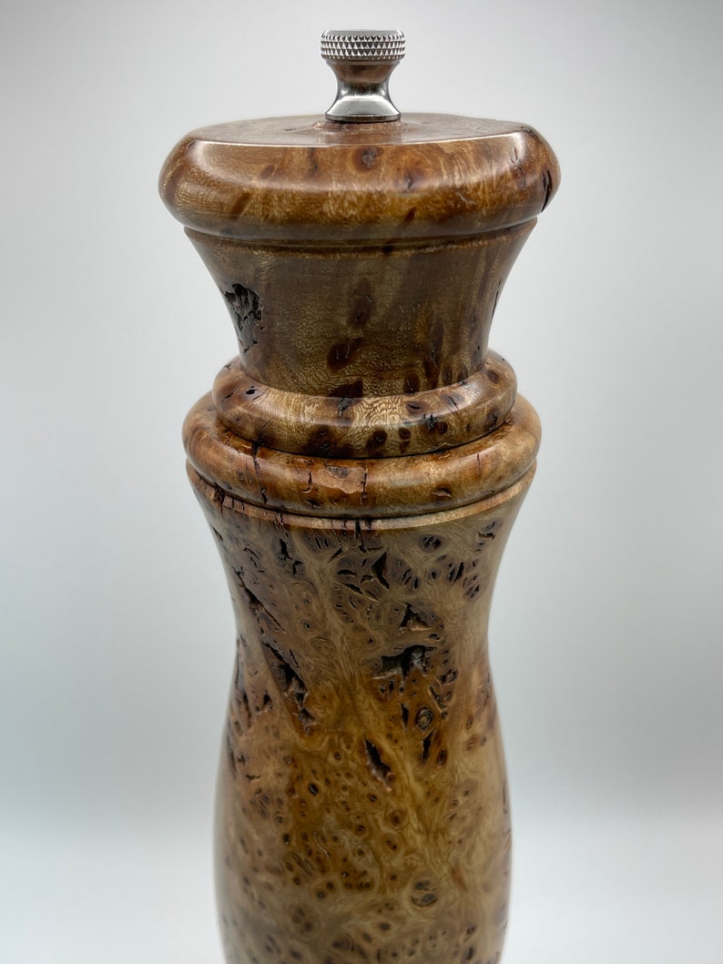 Rare Siberian Elm Burl Salt/ Pepper Mill - Etsy