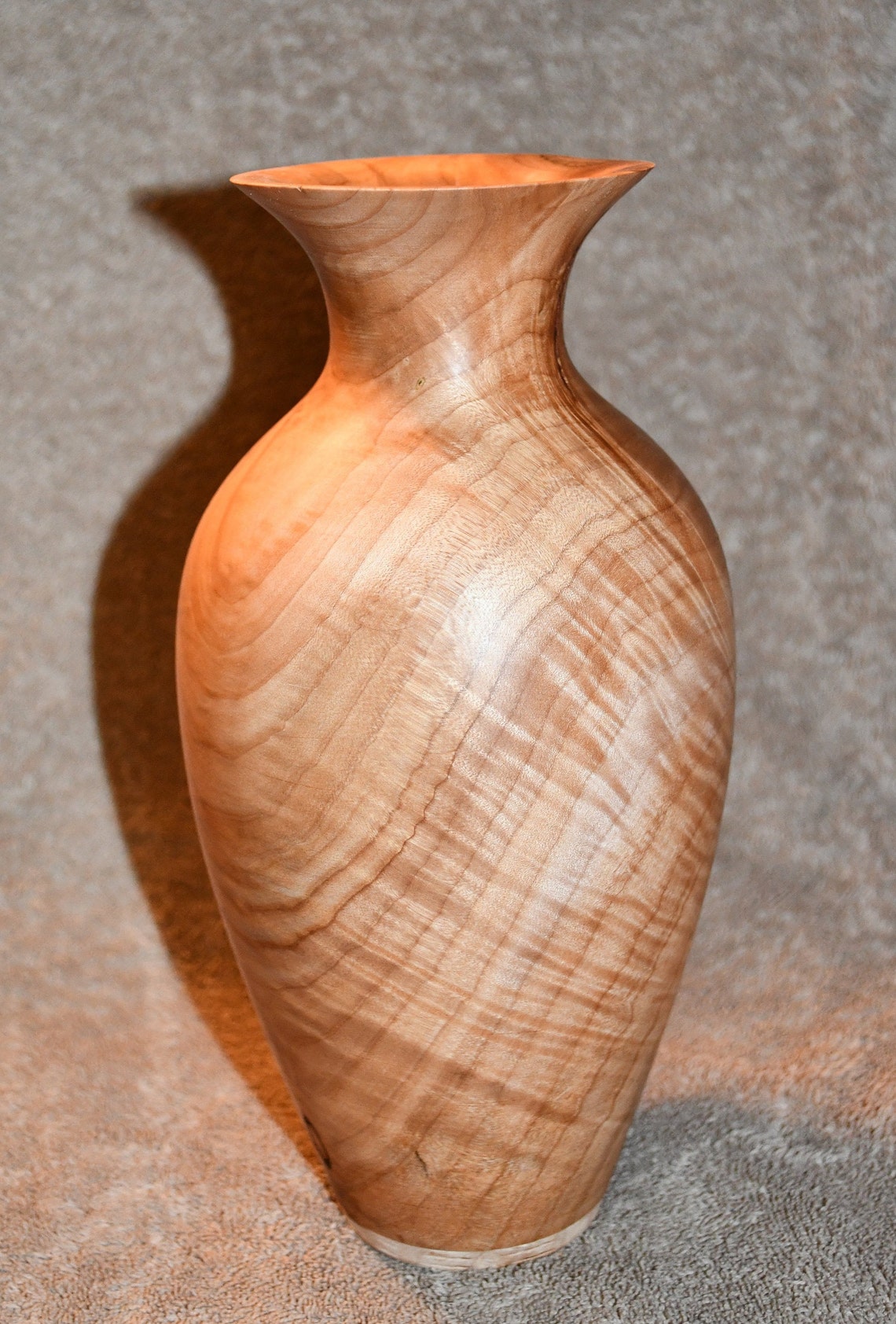 Amazing Handmade Highly Figured Maple Vase - Etsy