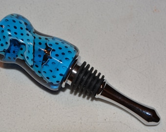 Beautiful Handmade Acrylic Wine Bottle Stopper | Etsy