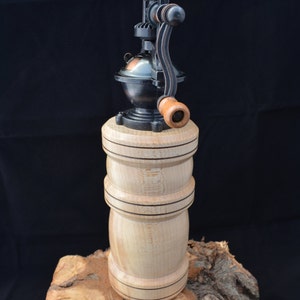 Beautiful Handmade Maple Old Fashion Pepper Mill/grinder - Etsy