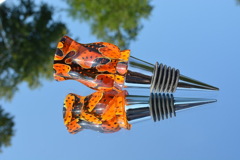 Beautiful Handmade Acrylic Wine Bottle Stopper - Etsy