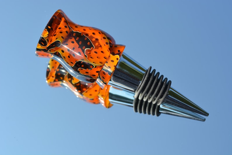 Beautiful Handmade Acrylic Wine Bottle Stopper - Etsy