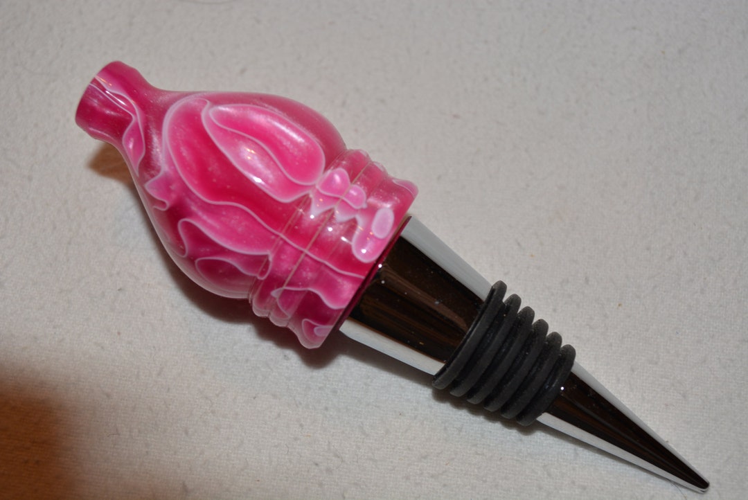 Beautiful Handmade Acrylic Wine Bottle Stopper - Etsy