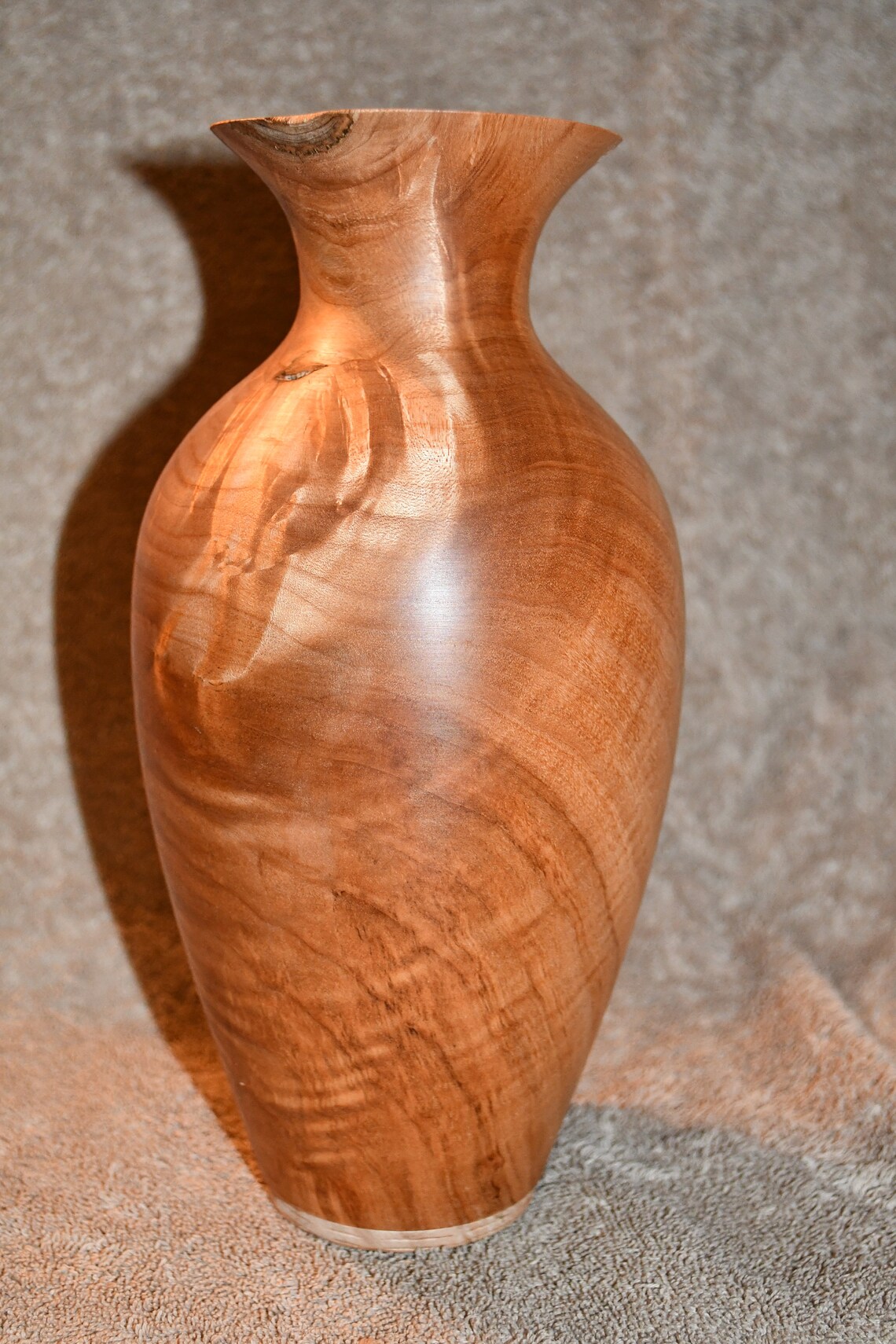 Amazing Handmade Highly Figured Maple Vase - Etsy
