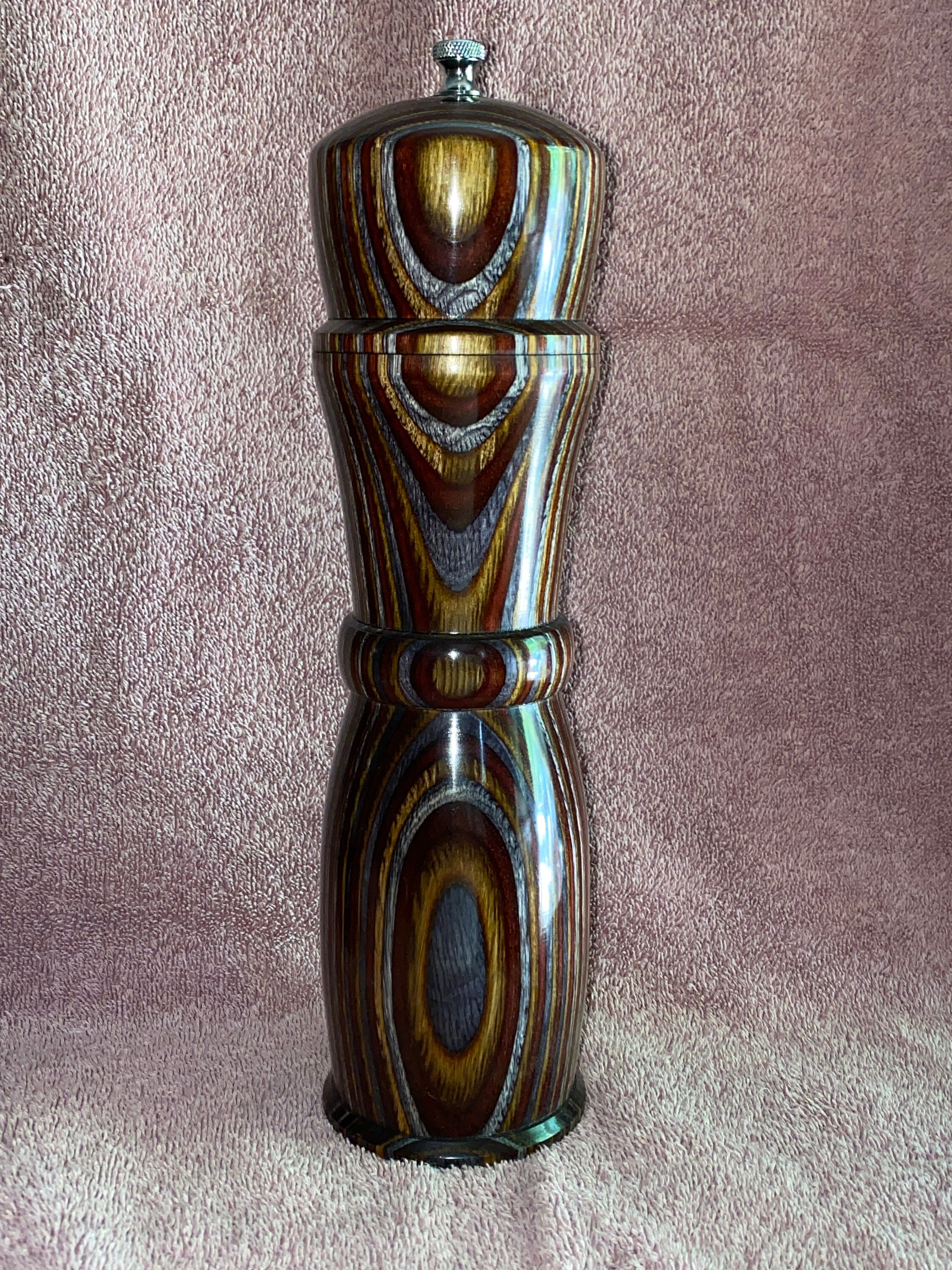 Beautiful Handmade Multi Colored Salt and Pepper Mill Set - Etsy