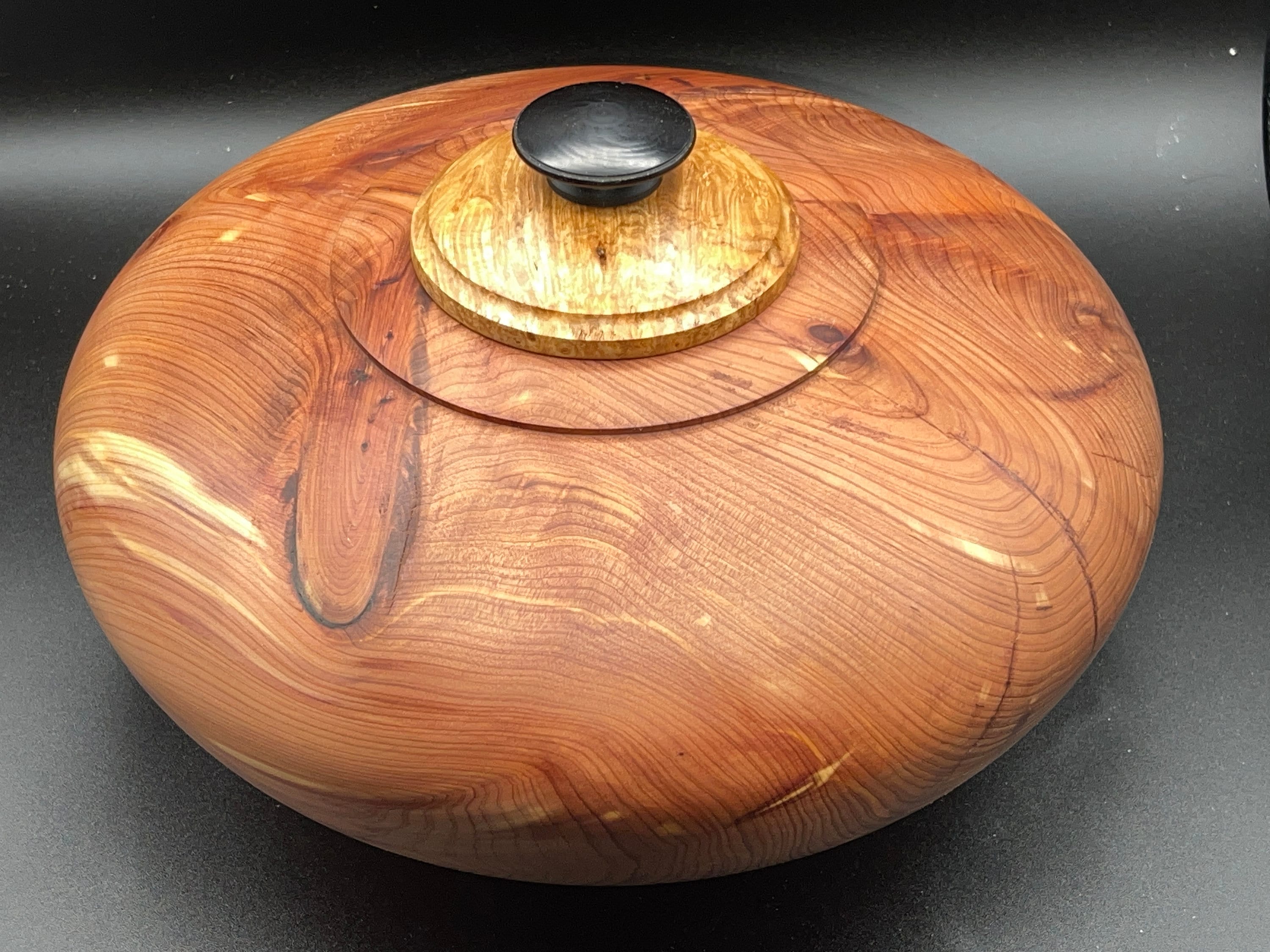 Large Varigated Juniper Hollow Form/ Urn - Etsy