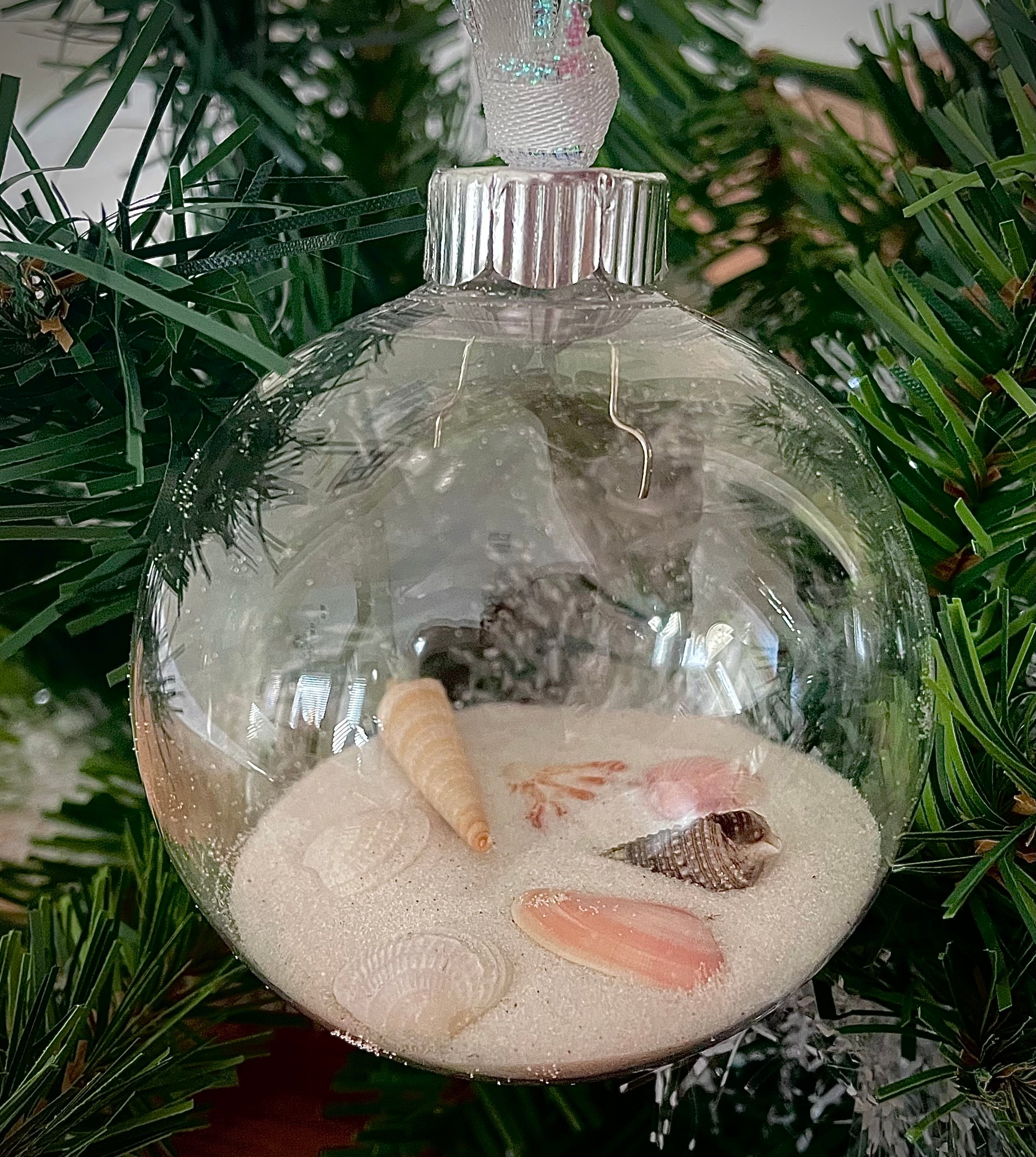 Sand Globe Christmas Ornament BLANK - Etsy