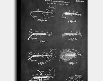 Fly fishing poster | Etsy