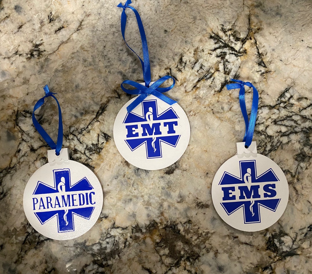 EMS Ornament, Paramedic Ornament, EMT Ornament, EMS Ornament, First ...