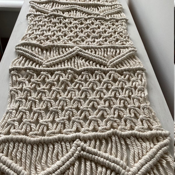 Macrame Runner - Etsy UK