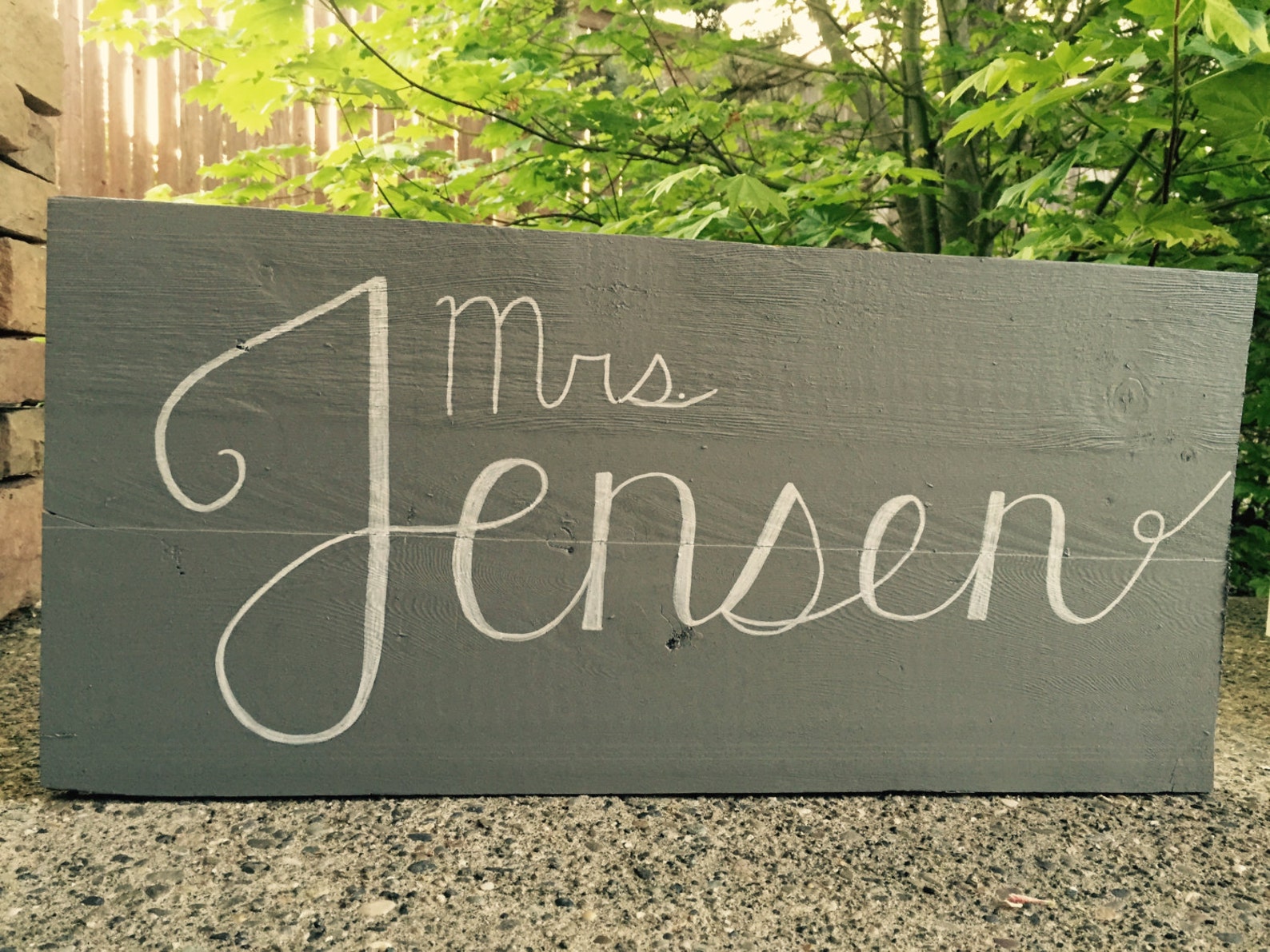 Custom Name Sign Personalized Name Sign Teacher Gift Wedding Gift ...