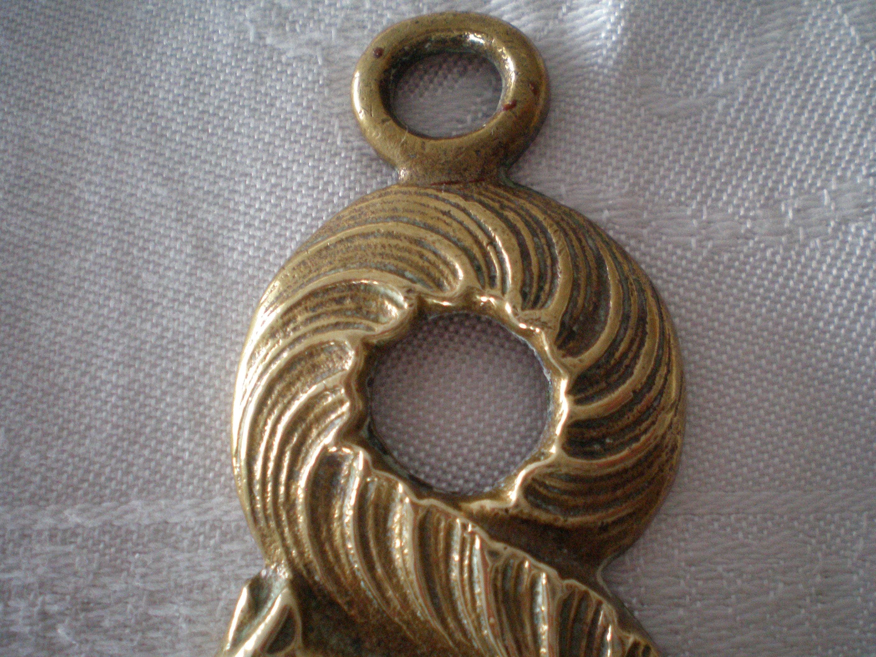 Vintage 1930s Brass Squirrel Poker/toasting Fork or Companion Set End ...