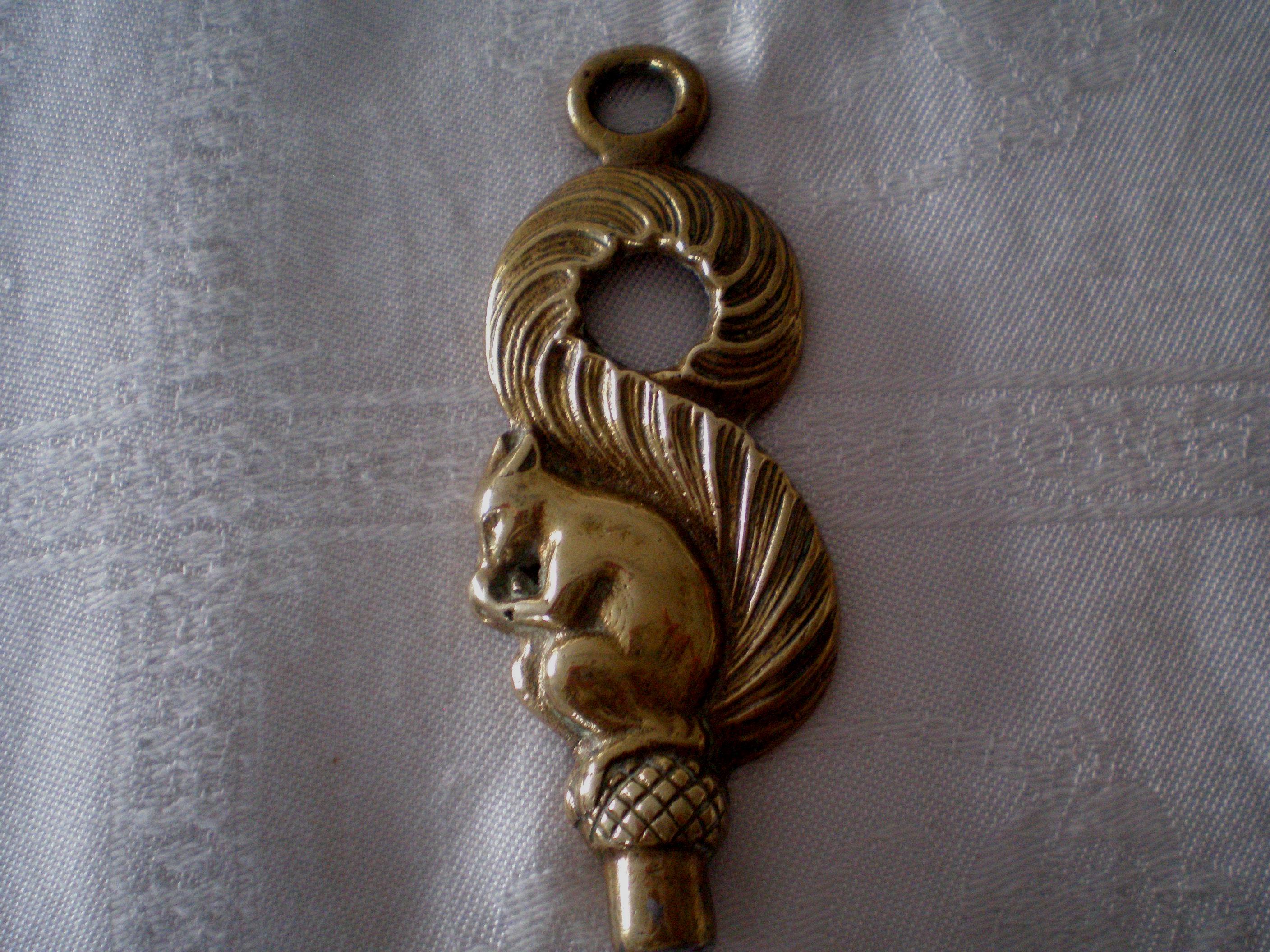 Vintage 1930s Brass Squirrel Poker/toasting Fork or Companion Set End ...
