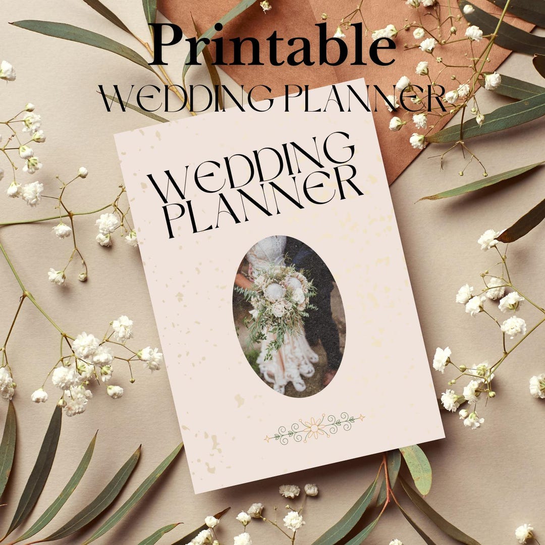 12 Month Wedding Planner Check List, Printable Wedding Planner ...