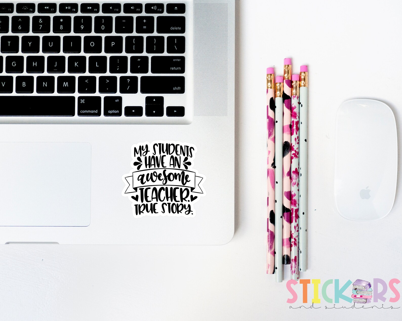 My Students Have an Awesome Teacher Teacher Sticker * Matte Vinyl ...