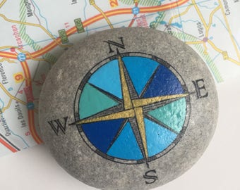 Travel Stone // Gift for Travelers // Farewell Gift // - Etsy