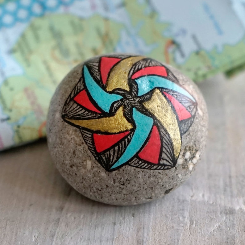 Travel Stone // Gift for Travelers // Farewell Gift // - Etsy