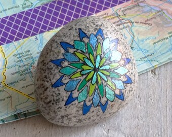 Travel Stone // Compass Stone // Gift for Travelers // - Etsy