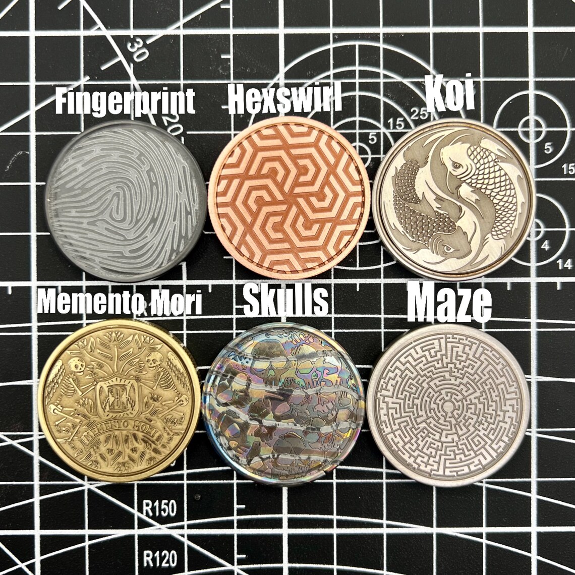 Coinfig Haptic Modular Magnetic Coin Brass - Etsy