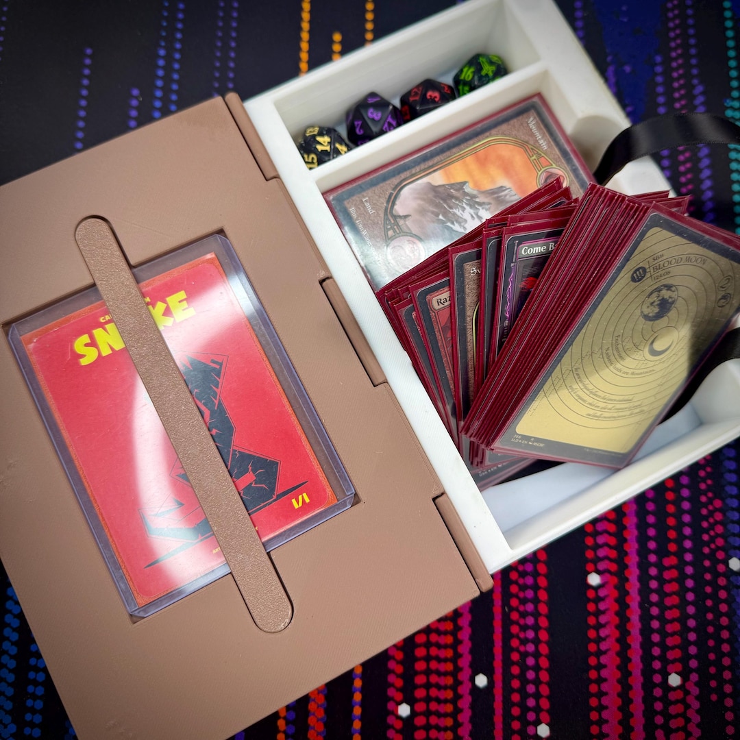 Deck Tome Lite - Commander Book Deck Box - Holds 100 Double Sleeved ...