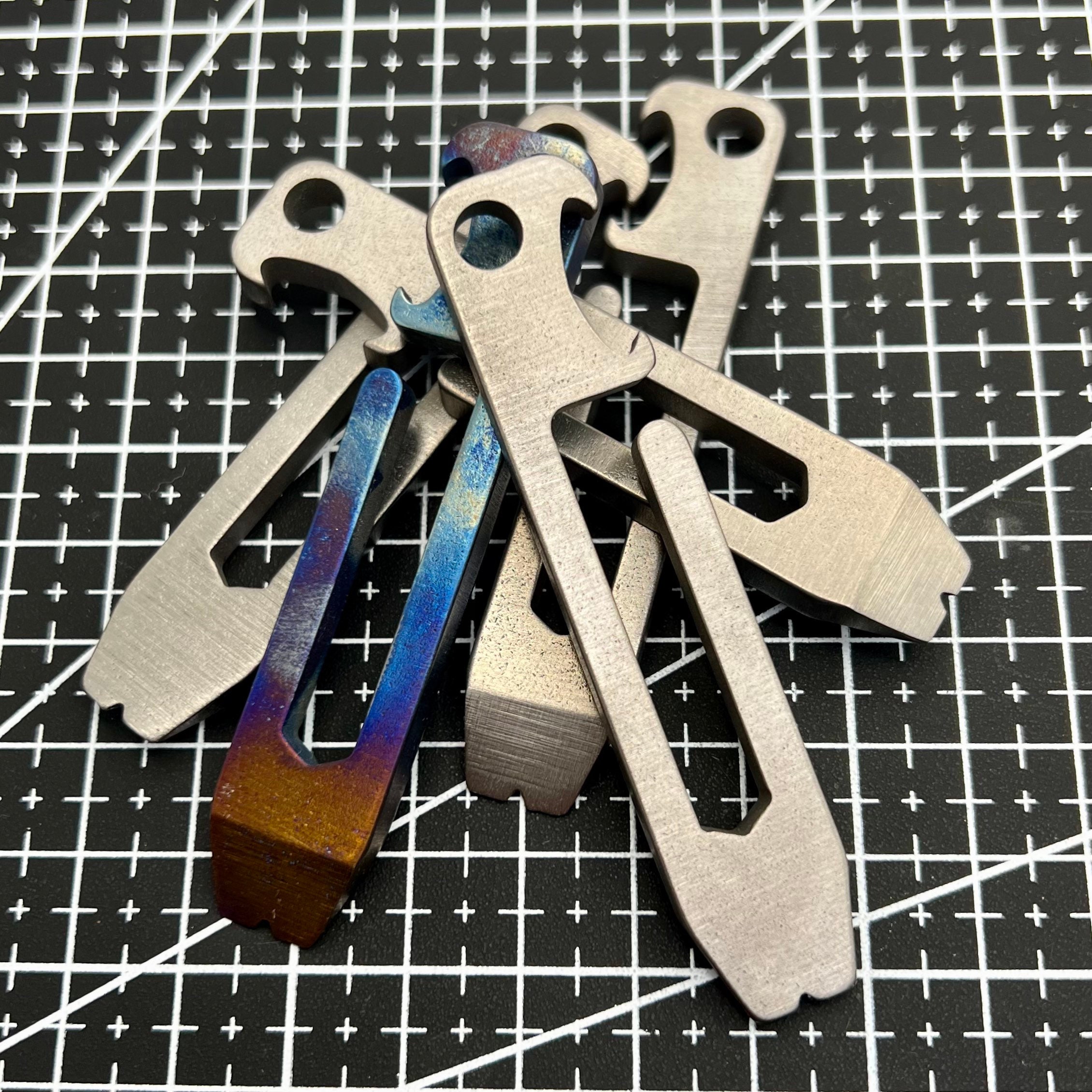 Angry Parrot Titanium Pry Bar /bottle Opener Key Chain | Etsy