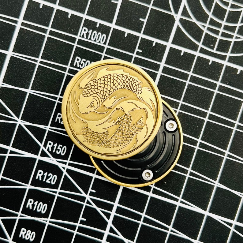 Coinfig Haptic Modular Magnetic Coin Brass - Etsy