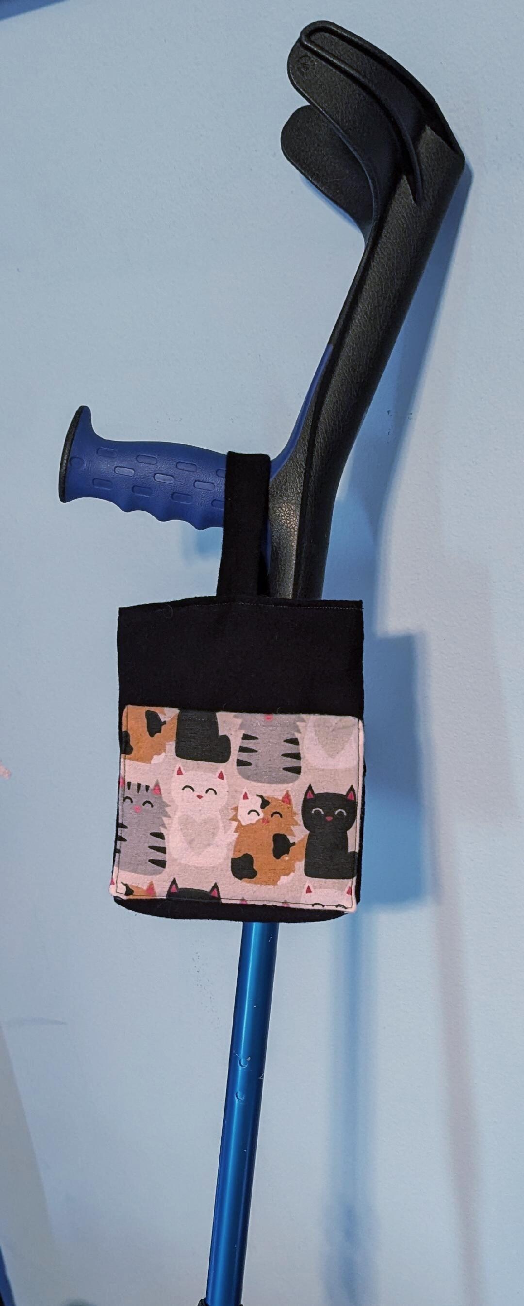Forearm Arm Crutch Bag Walking Cane Pouch Crutches Purse Accessories ...