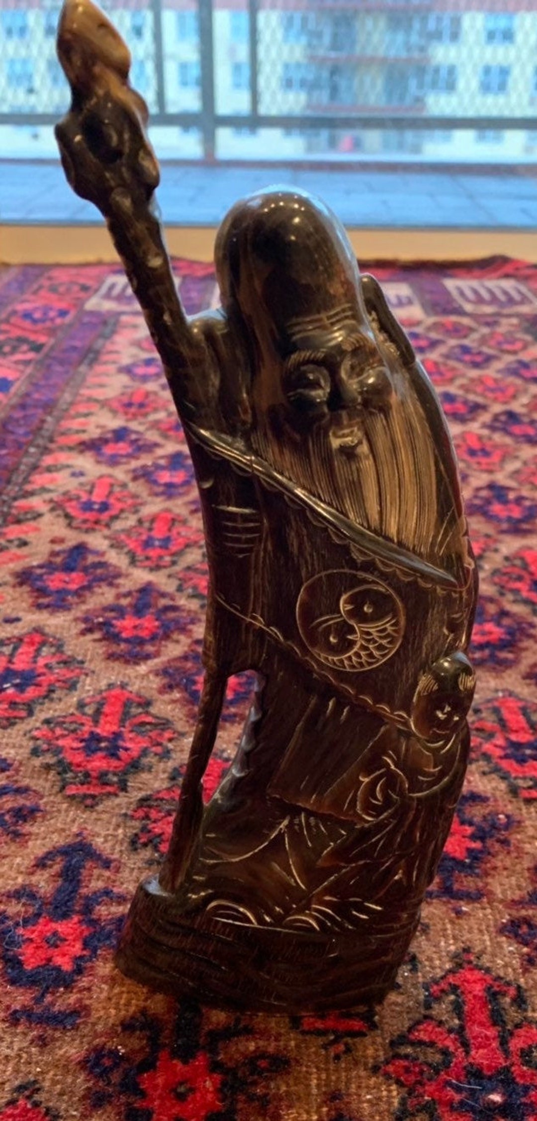 Vintage Hand Made Figure Old Man With Sticks - Etsy