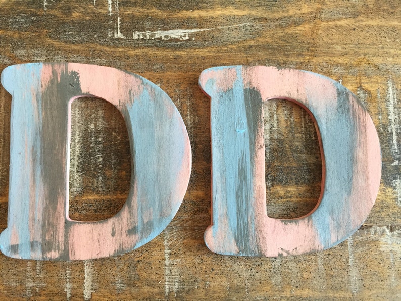 Rustic Letter 'D' Monogram Ornament Magnet Rustic - Etsy