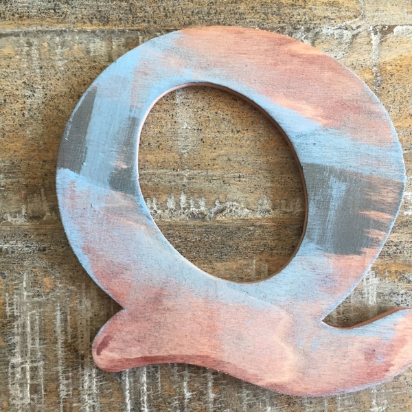 Rustic Wooden Letter - Etsy