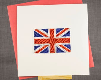 3D Handmade Card Quilling Card Quilled Fireman London Card | Etsy