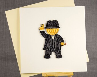 3D Handmade Card Quilling Card Quilled Fireman London Card | Etsy