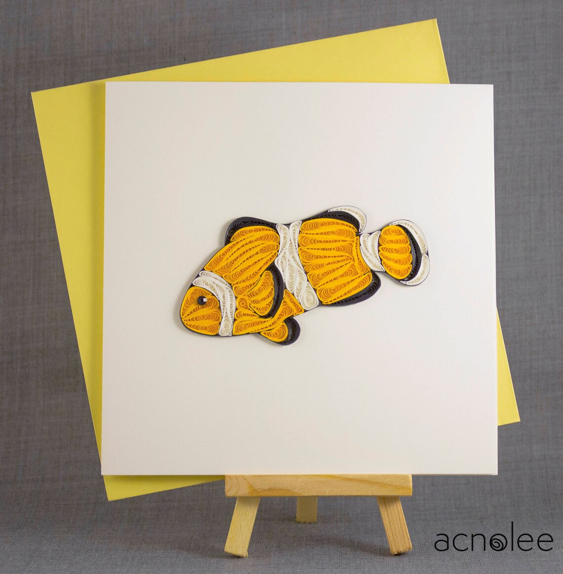 3D Handmade Card Quilling Card Quilled Fish Animal Card Paper Quilling ...
