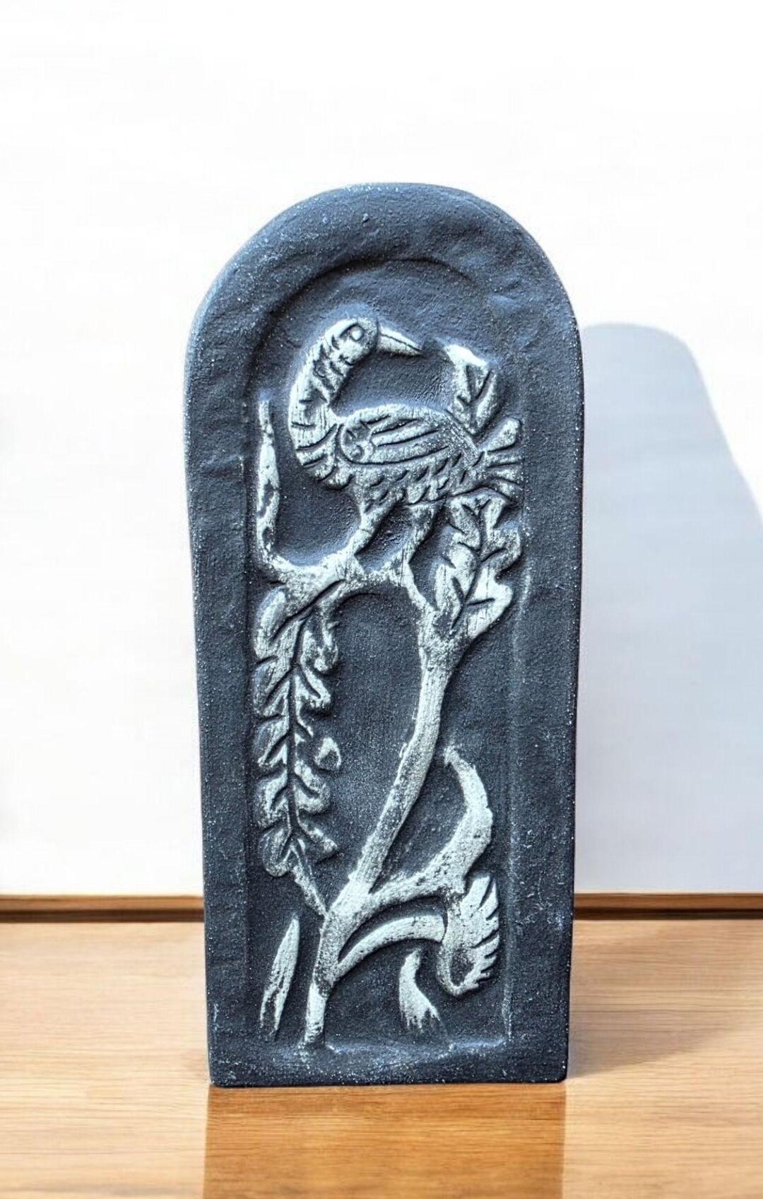 1700's Colonial Gravestone of Massachusetts - Primitive Bird on Branch ...